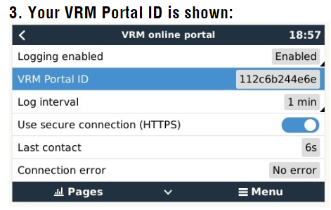 Connect to the VRM Portal